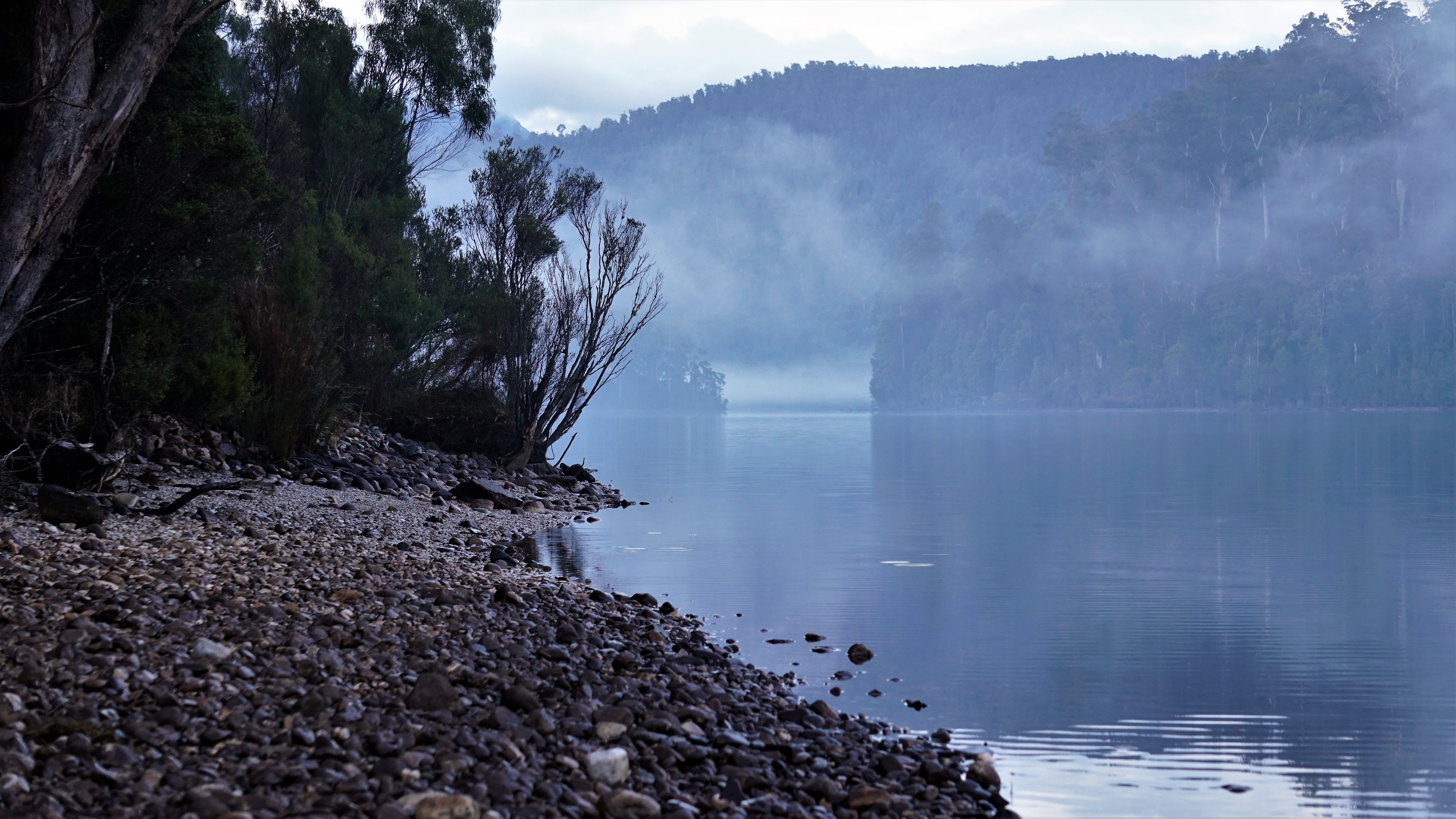 Morning on Lake Rosebery – Tassietravels